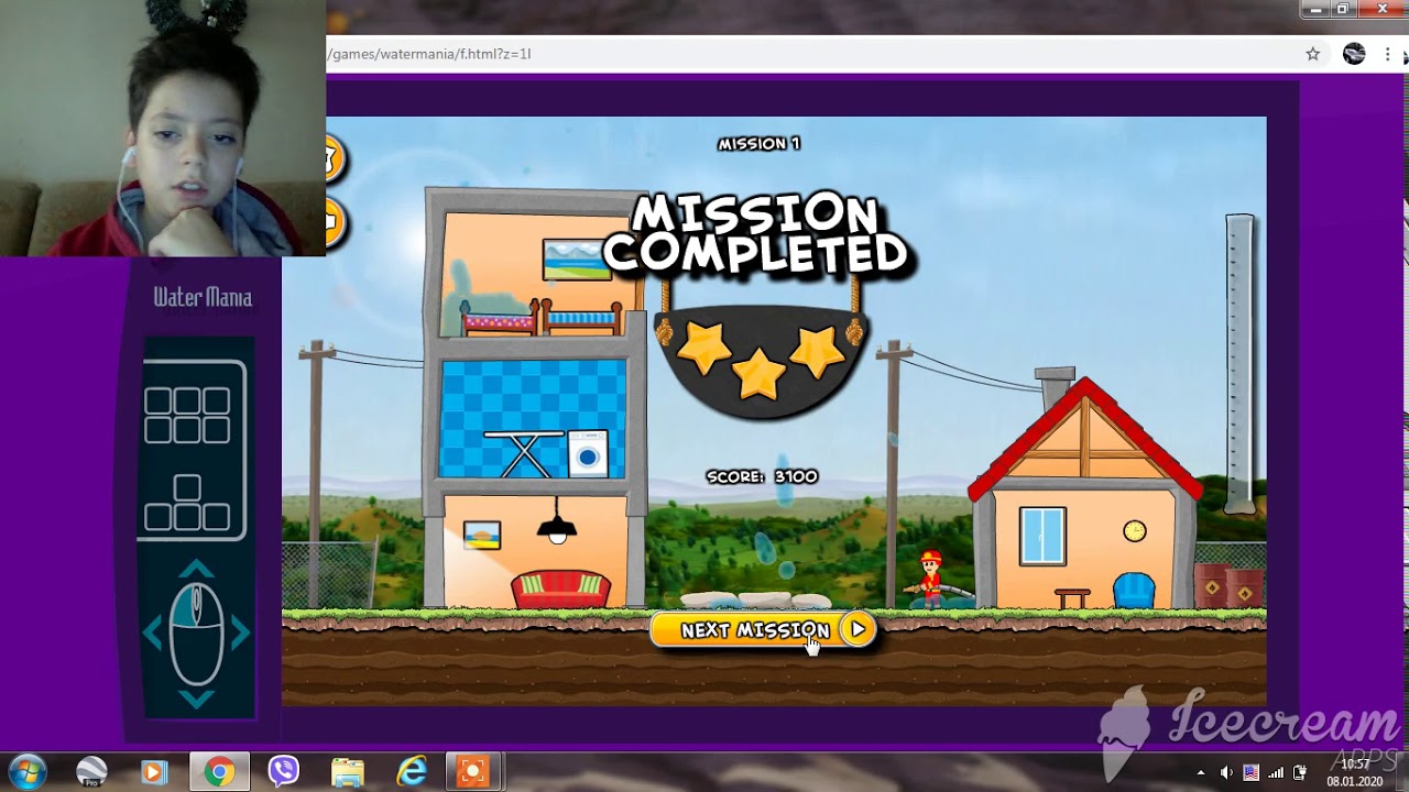 Игра пожарного в FRIV.COM - YouTube