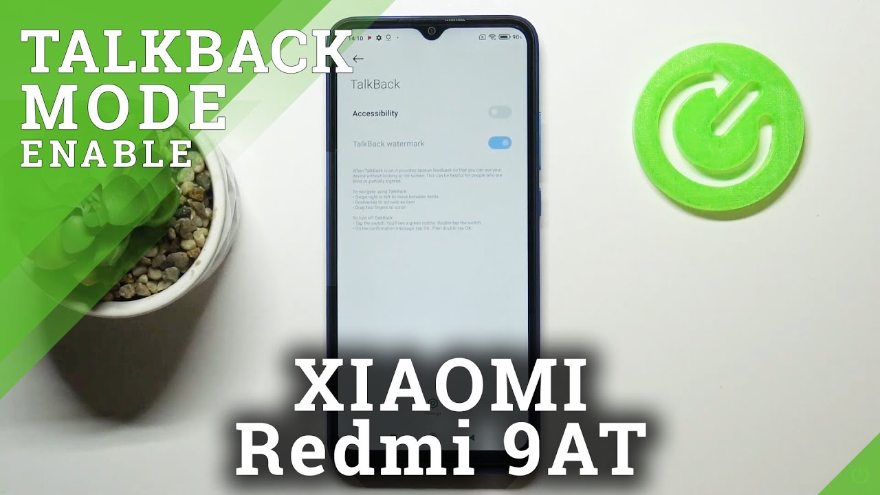 How to Enable Talkback in XIAOMI Redmi 9AT – Activate Screen Reader - YouTube