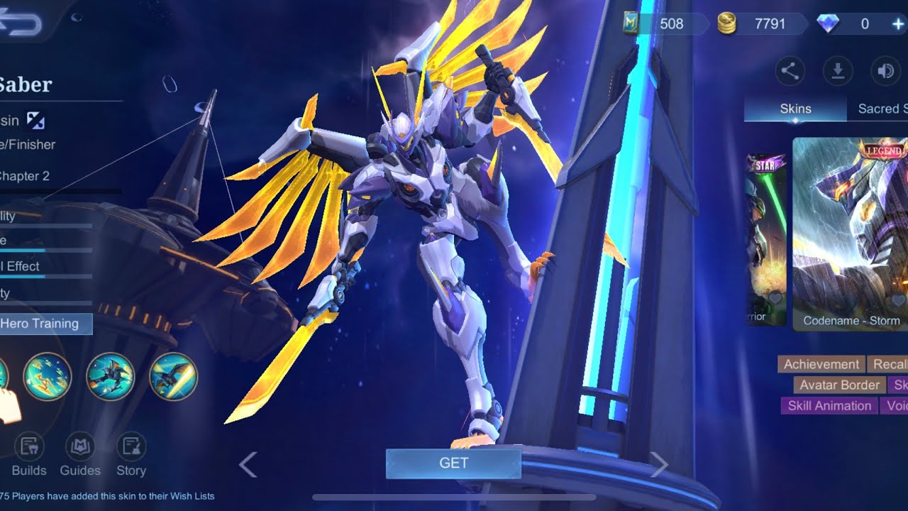 Saber assassin in MLBB 😱😱😱 - YouTube