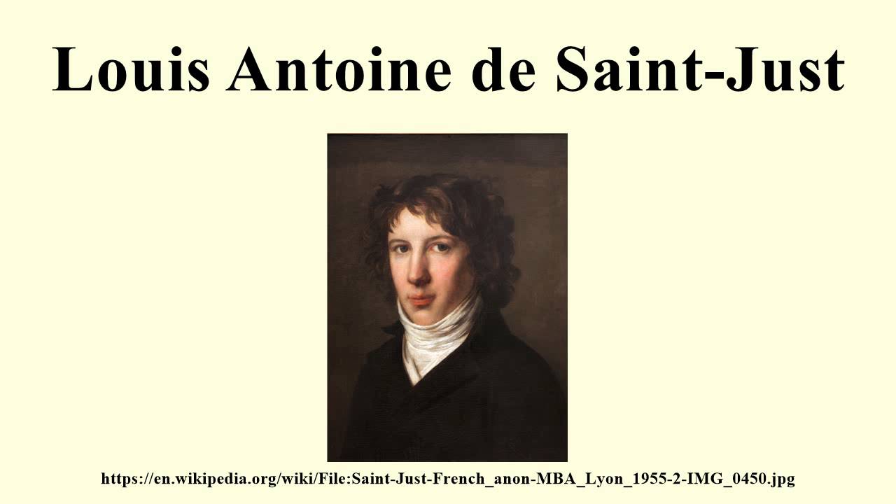 Louis Antoine de Saint-Just - YouTube