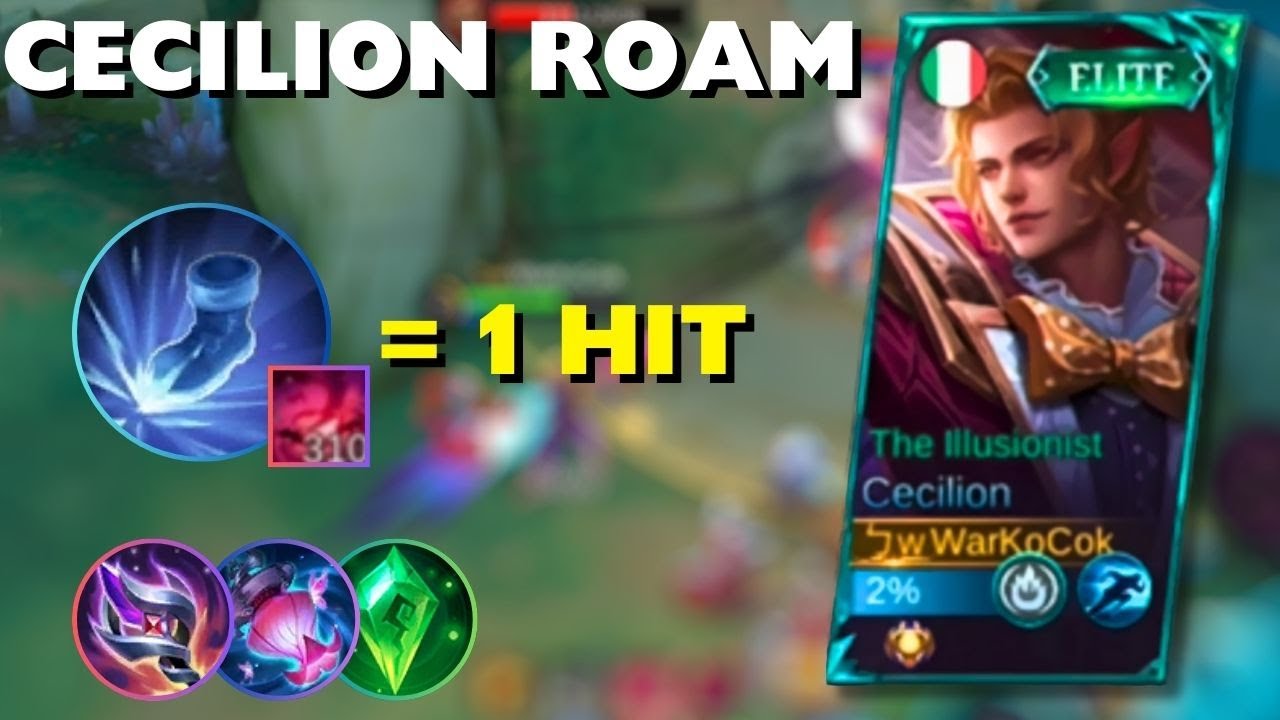 Cecilion Roam Dire Hit+300 Stack! One Hit Damage Is Real! Cecilion Best ...
