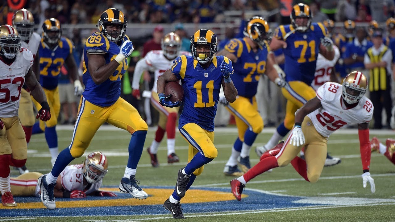 NFL Wide Recevier Rushing Touchdowns - YouTube