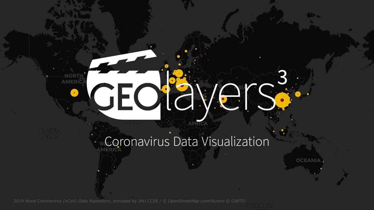 Create a Coronavirus Timeline Data Visualization using GEOlayers - YouTube