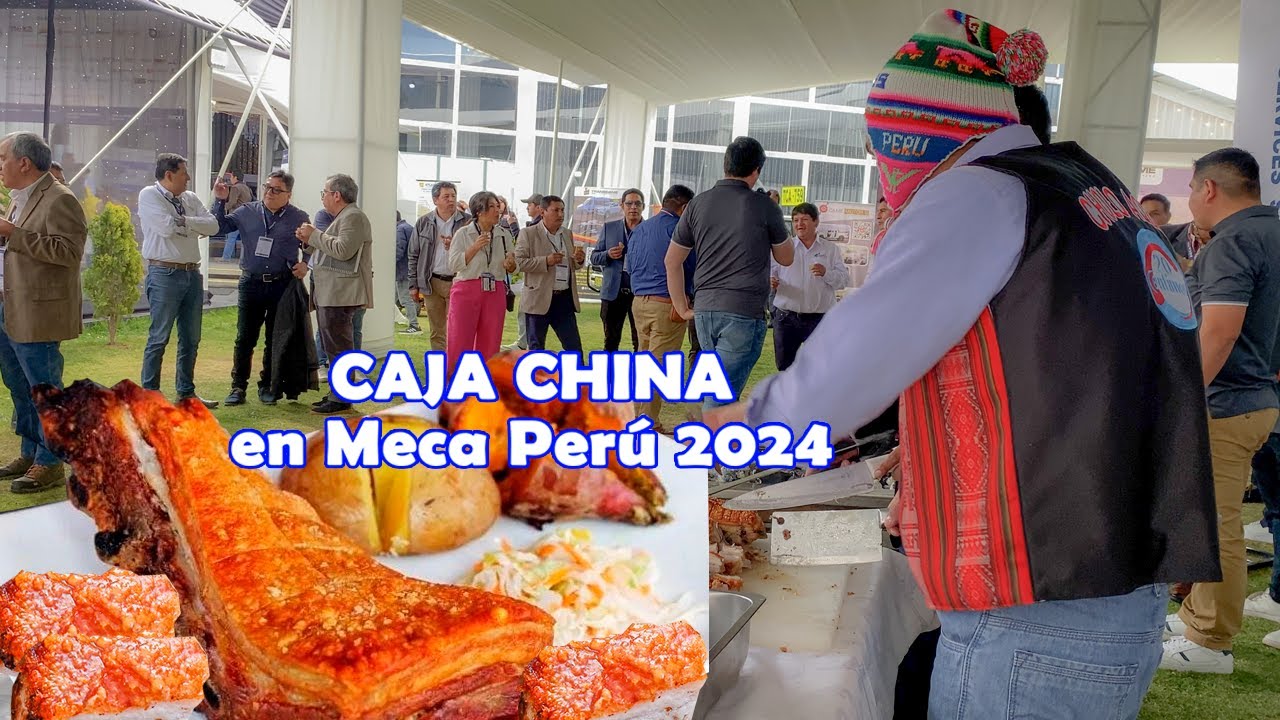 Chancho a la CAJA CHINA en Meca Perú 2024 Huancayo - YouTube