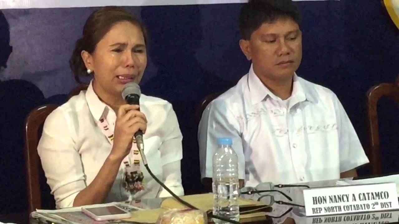 Rep. Nancy Catamco's emotional appeal - YouTube