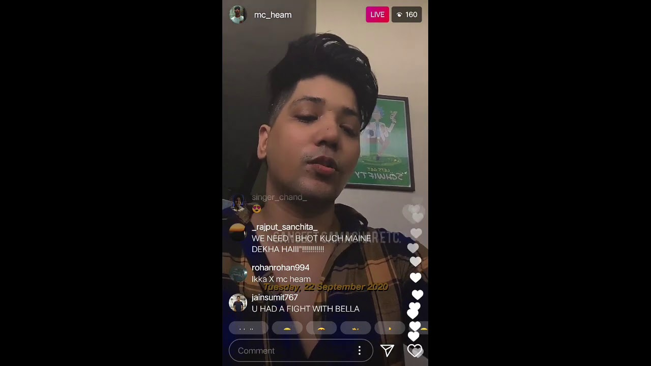 MC Heam Reply to Bella Instagram Controversy - YouTube