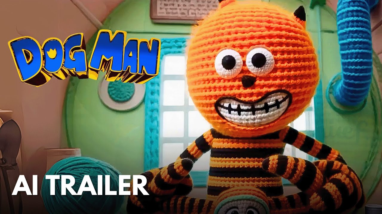 DOG MAN Movie Scene 2 Reimagined by AI in YARN | Runway Gen 3 - YouTube