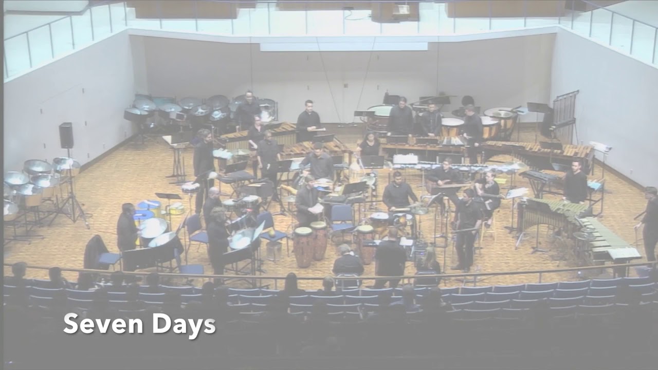 Texas Tech Percussion Ensemble 2 directed by James (Jim Bob) Pendell ...