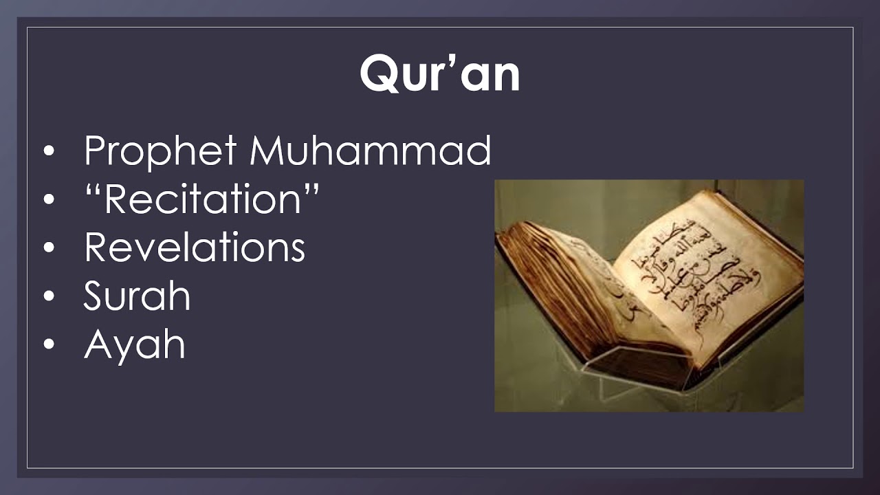 Islamic Scriptures - YouTube