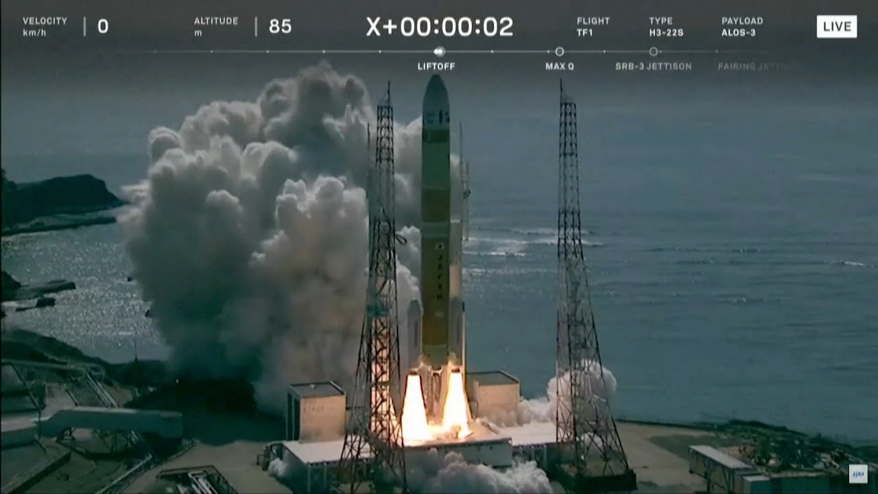 Japan H3 rocket fails, destruct command issued - YouTube