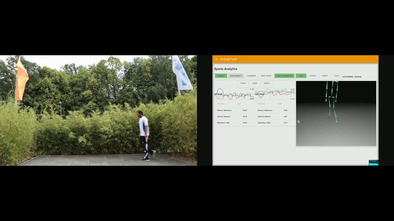 [Body Sensor Network] Sensor Sport Pants for sports analysis - YouTube