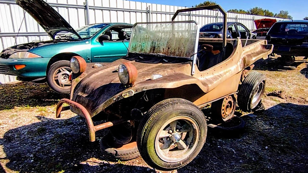 Check out those Rocket Mags! 1962 VW Vintage Dune Buggy Junkyard Find ...