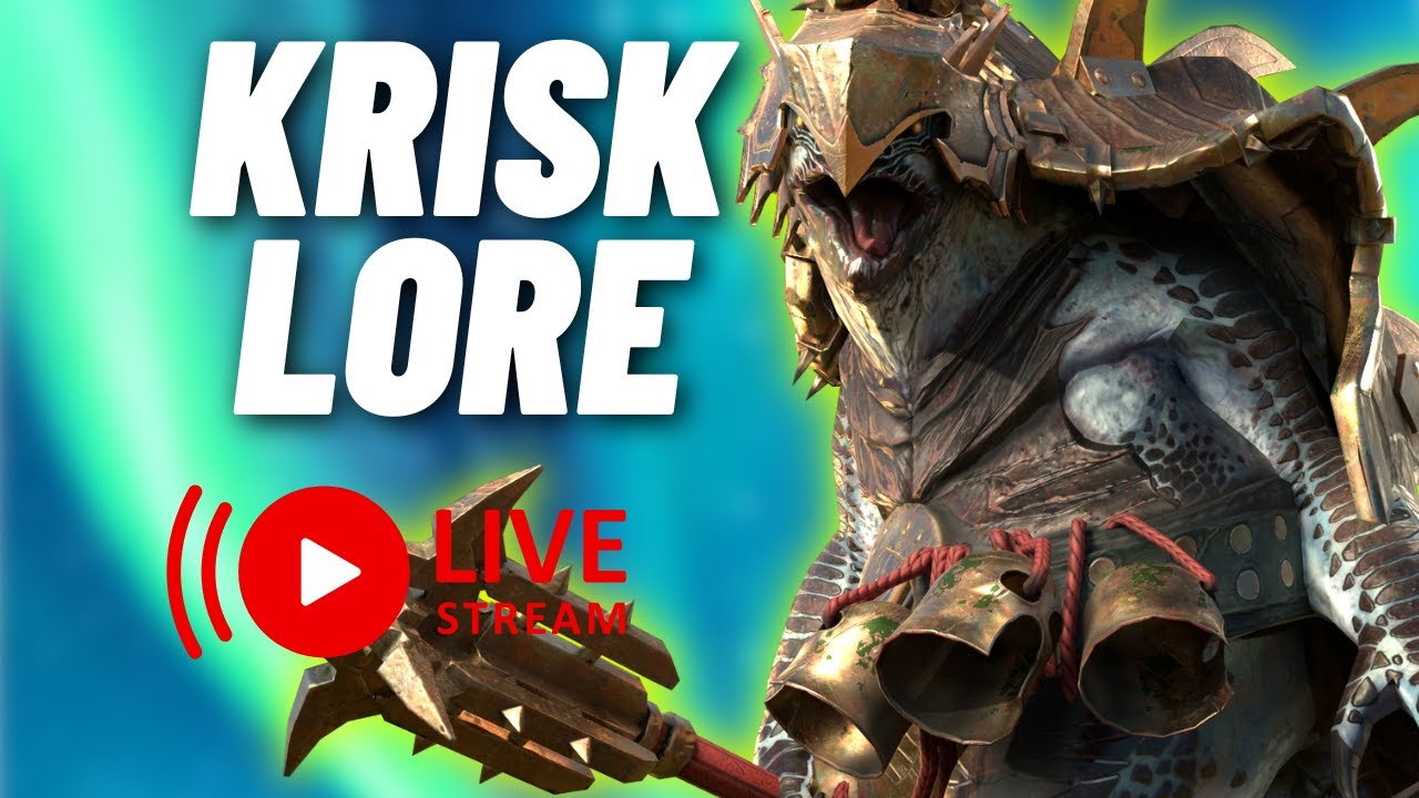 LIVE: Krisk the Ageless [LORE] • RAID Shadow Legends - YouTube