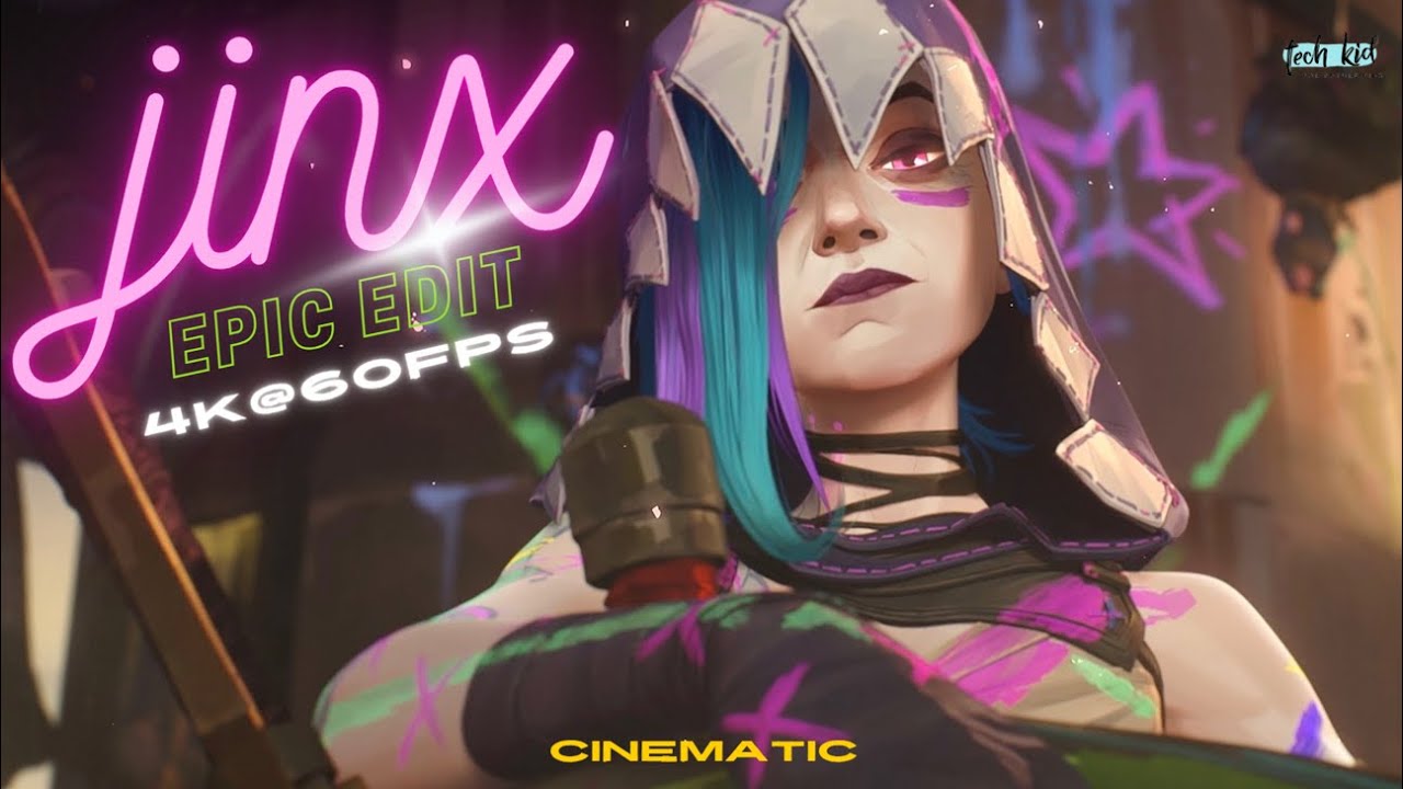 4K Jinx Edit | Explosive Arcane Energy in Ultra HD? #netflix#edit # ...