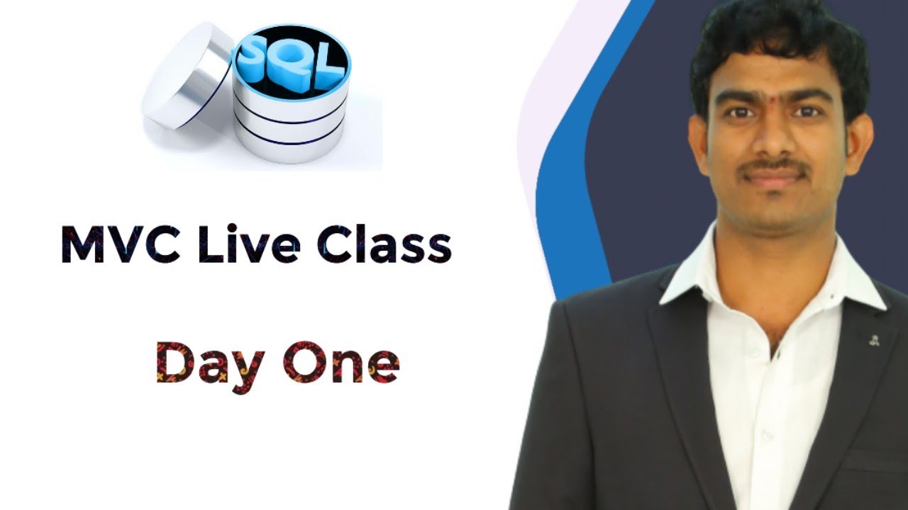MVC LIVE CLASS DAY ONE - YouTube