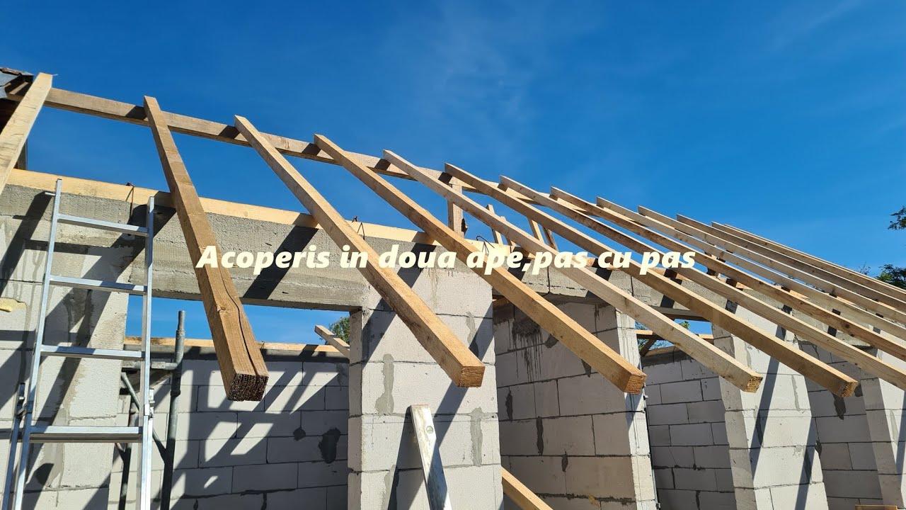 Acoperiș în două ape,pas cu pas / haules baules ep 99 - YouTube