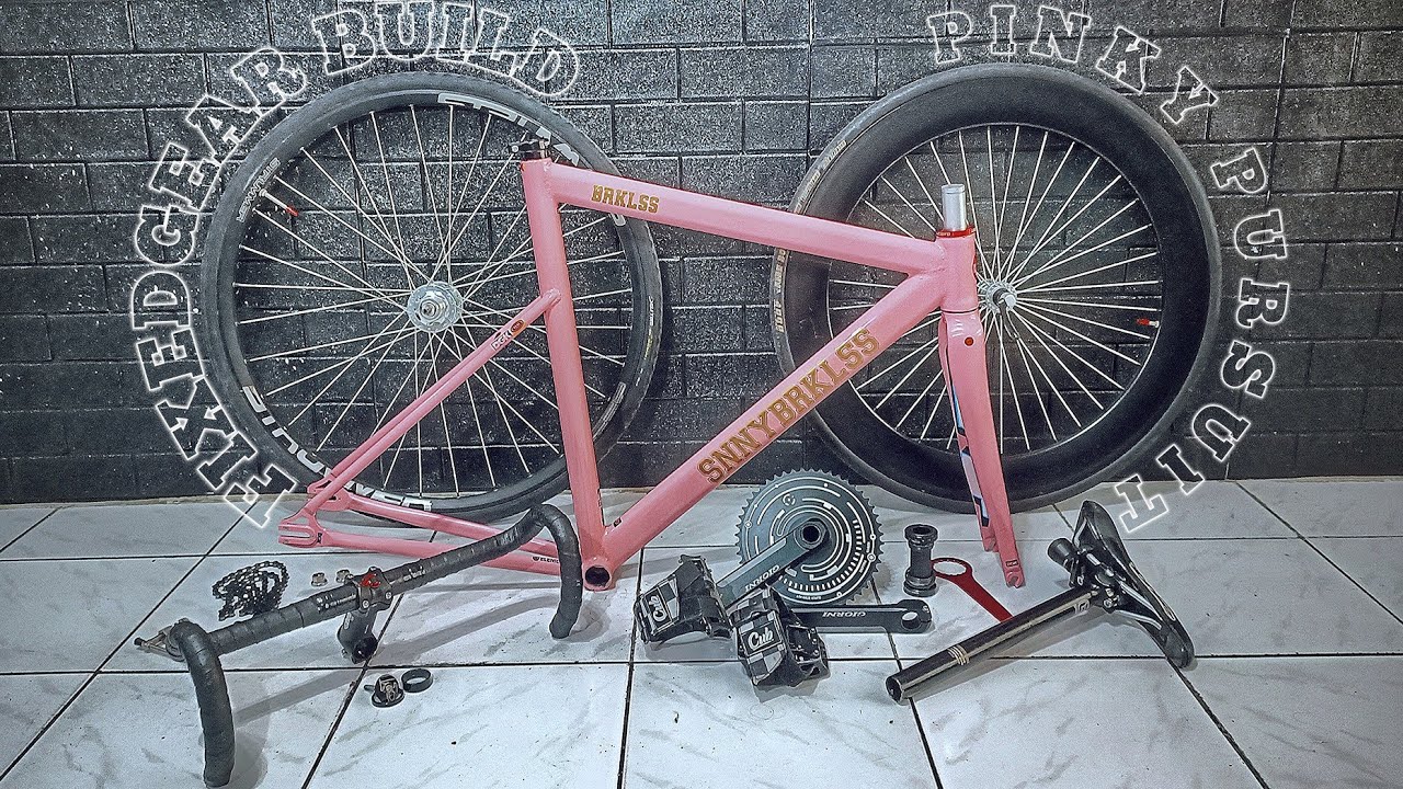 RAKIT FIXIE PINKY PURSUIT | FIXED GEAR BUILD IN 3 MINUTES - YouTube