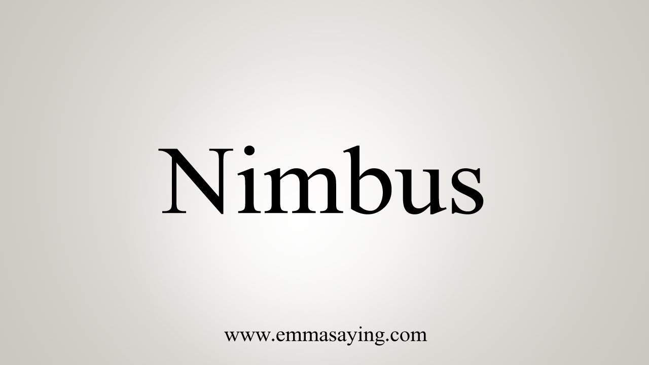 How To Say Nimbus - YouTube