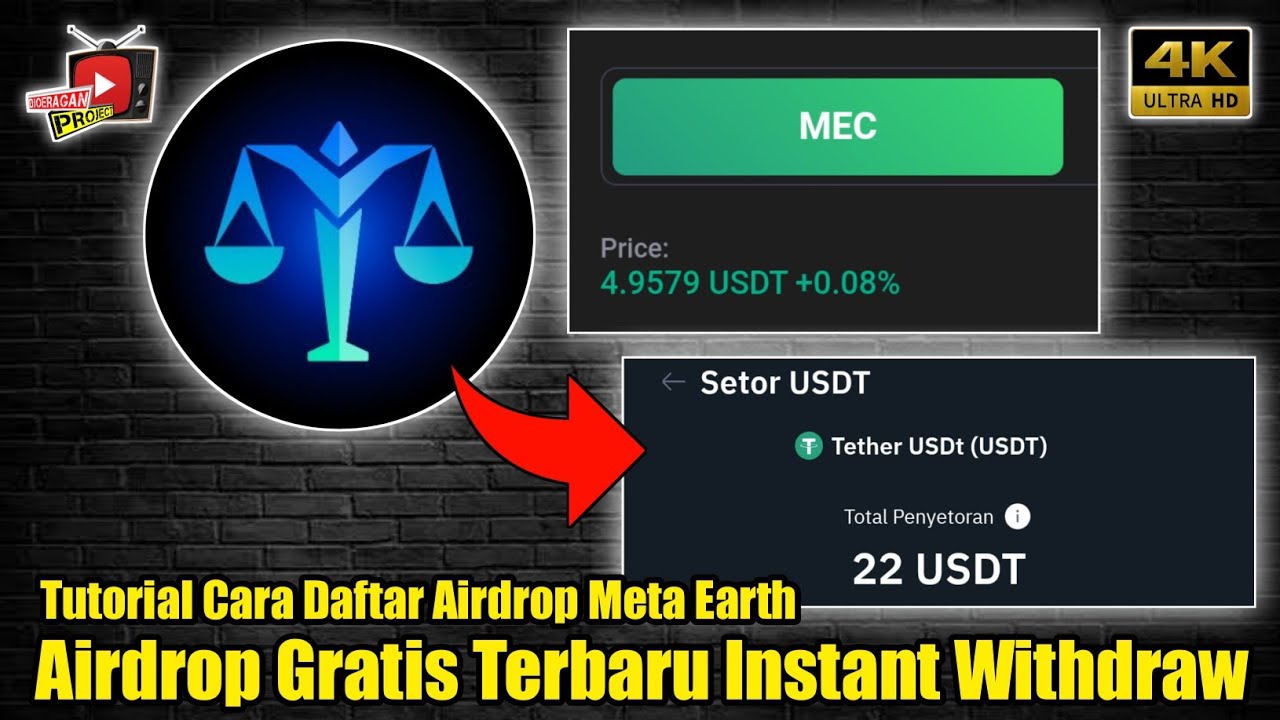 Airdrop Gratis Terbaru Instant Withdraw Tutorial Cara Daftar Airdrop ...