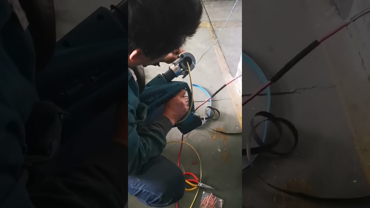 ZUPPER ED-300 battery powered cable crimper - YouTube