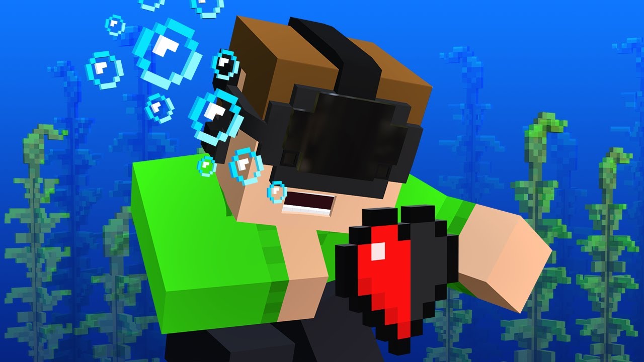 Minecraft VR... med ETT HALVT HJÄRTA - YouTube