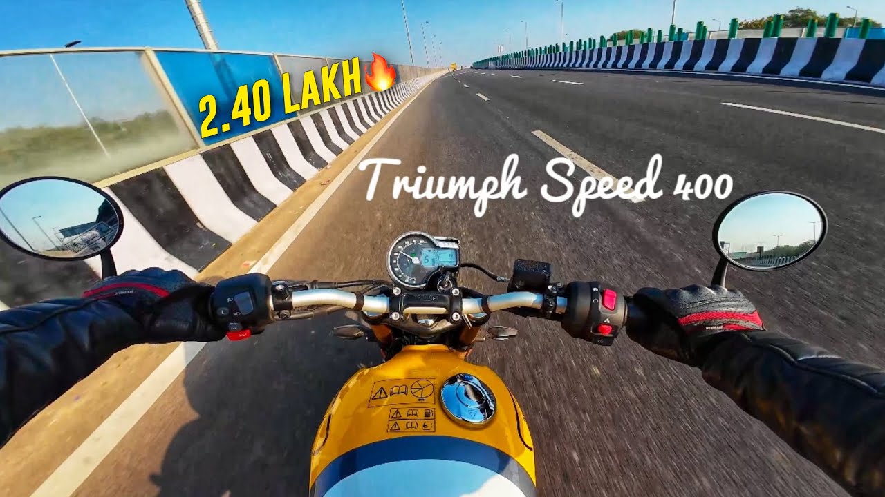 Triumph Speed 400 MY25 Ride Review : Performance, Handling & First ...