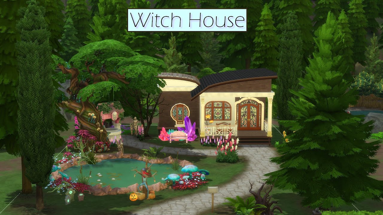 #03 Witch House Speed Build | No CC | Stop Motion | The Sims 4 - YouTube