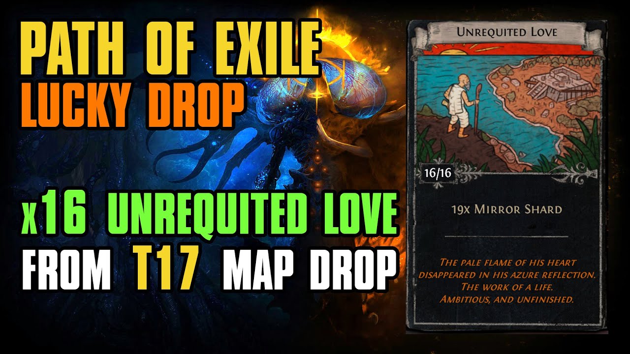 【Lucky PoE #12】Unrequited Love Full Stack | T17 Drop | Path of Exile ...