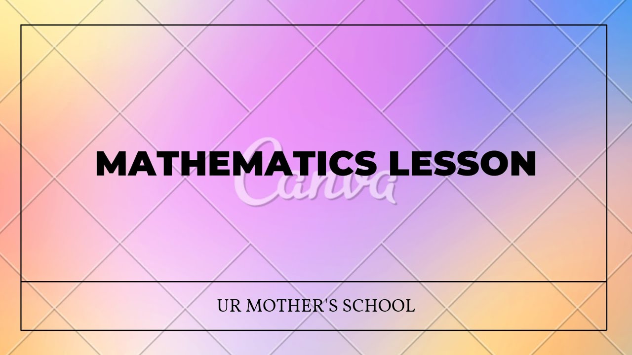 math lesson - YouTube