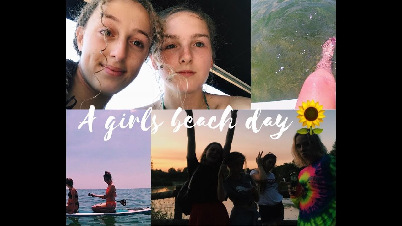 A girls beach day - YouTube