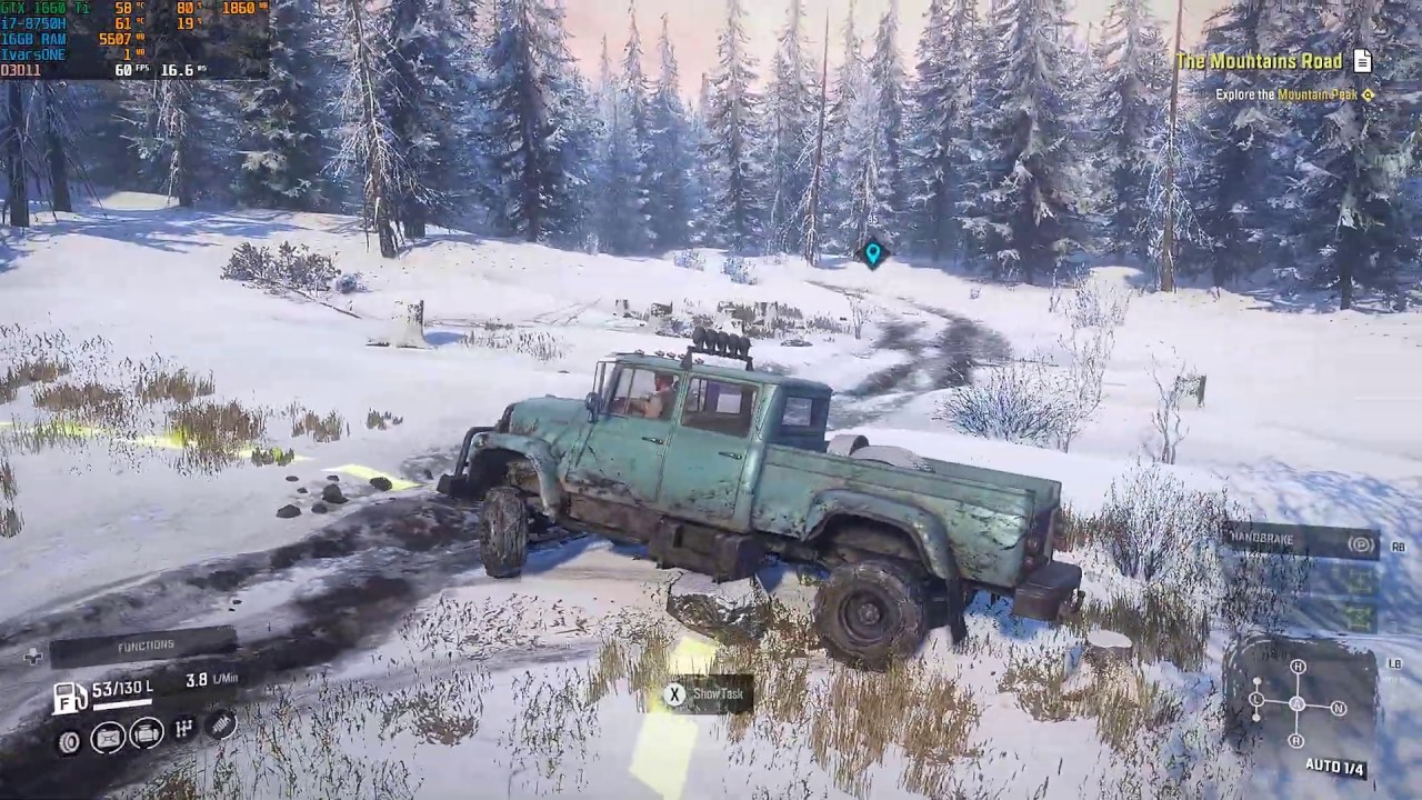 SnowRunner Walkthrough Part 120 - "The Mountains Road" [2160p60] - YouTube