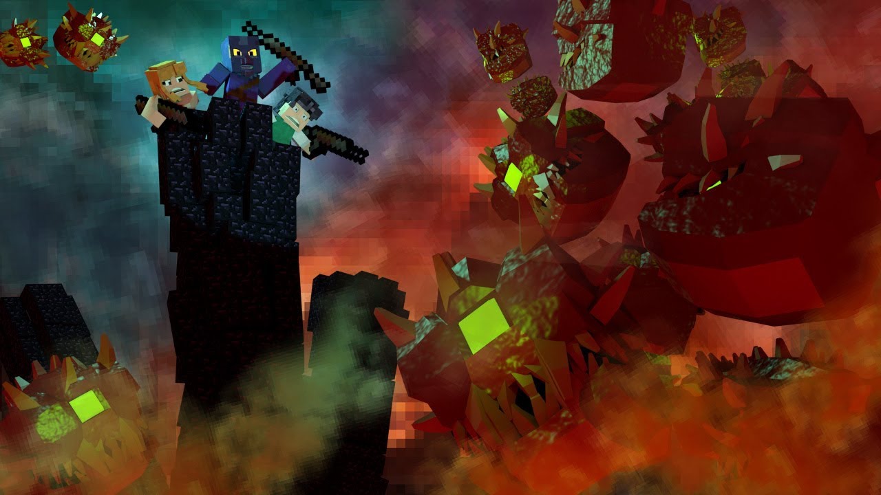 Minecraft | DEMON BASE DEFENSE - Helping Kraken Kid And Selena Survive ...