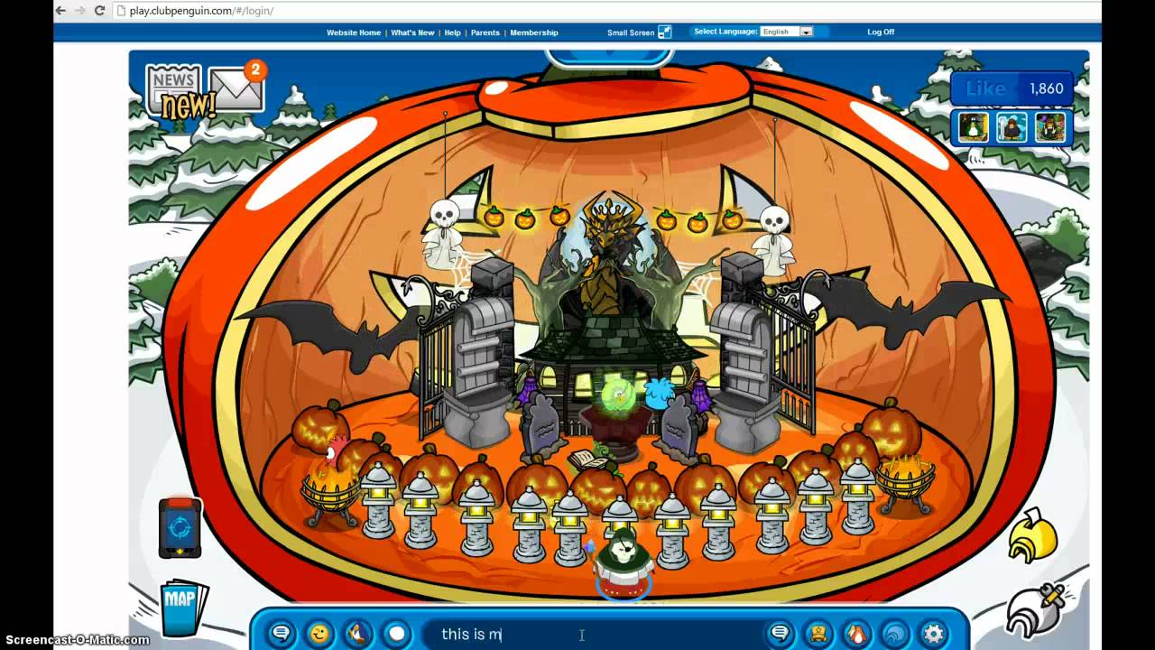 Club Penguin : Halloween Igloo Contest 2012 - YouTube