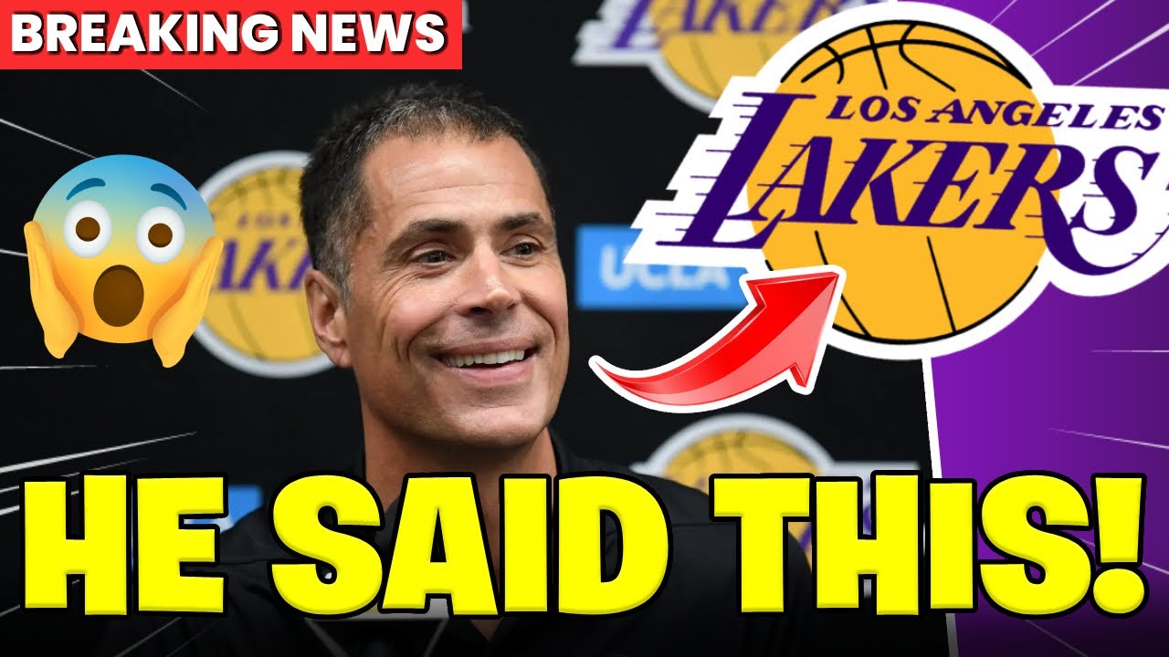 🔥 FANS ARE GOING CRAZY! LAKERS MANAGER CONFIRMS THIS ABOUT THE TEAM ...
