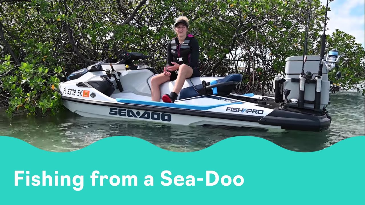 How to Fish from a Sea-Doo - YouTube