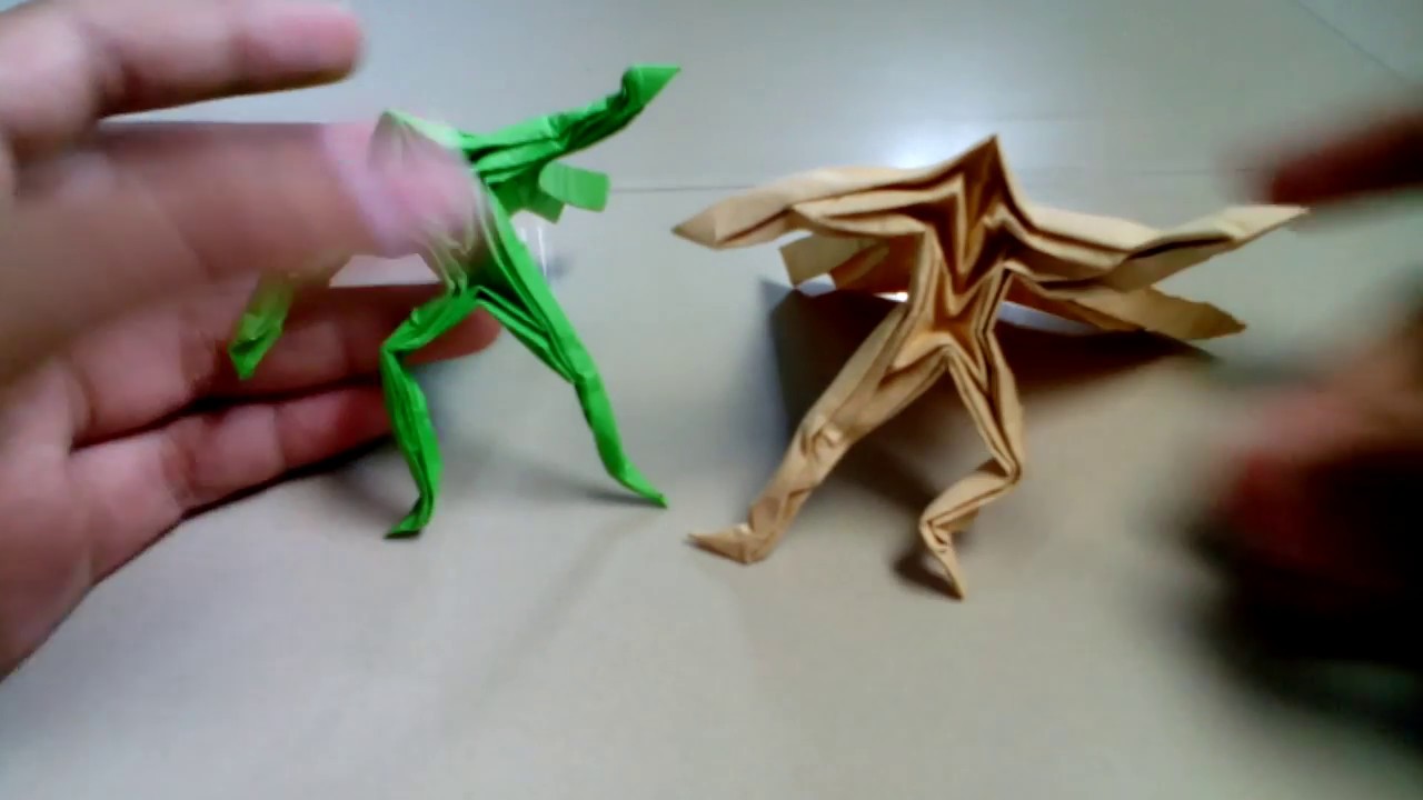 Origami superman tutorial - YouTube