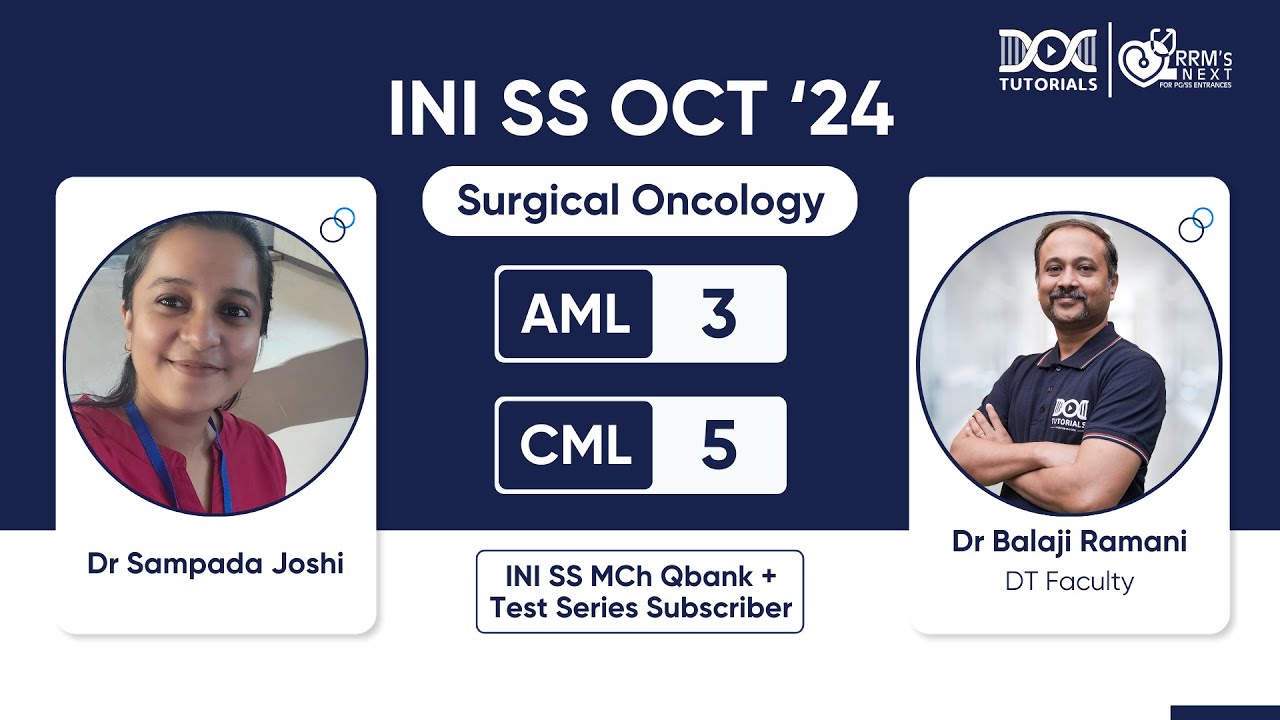 INI SS MCh Surgical Oncology Dr Sampada Joshi, CML - 5 & AML - 3 ...