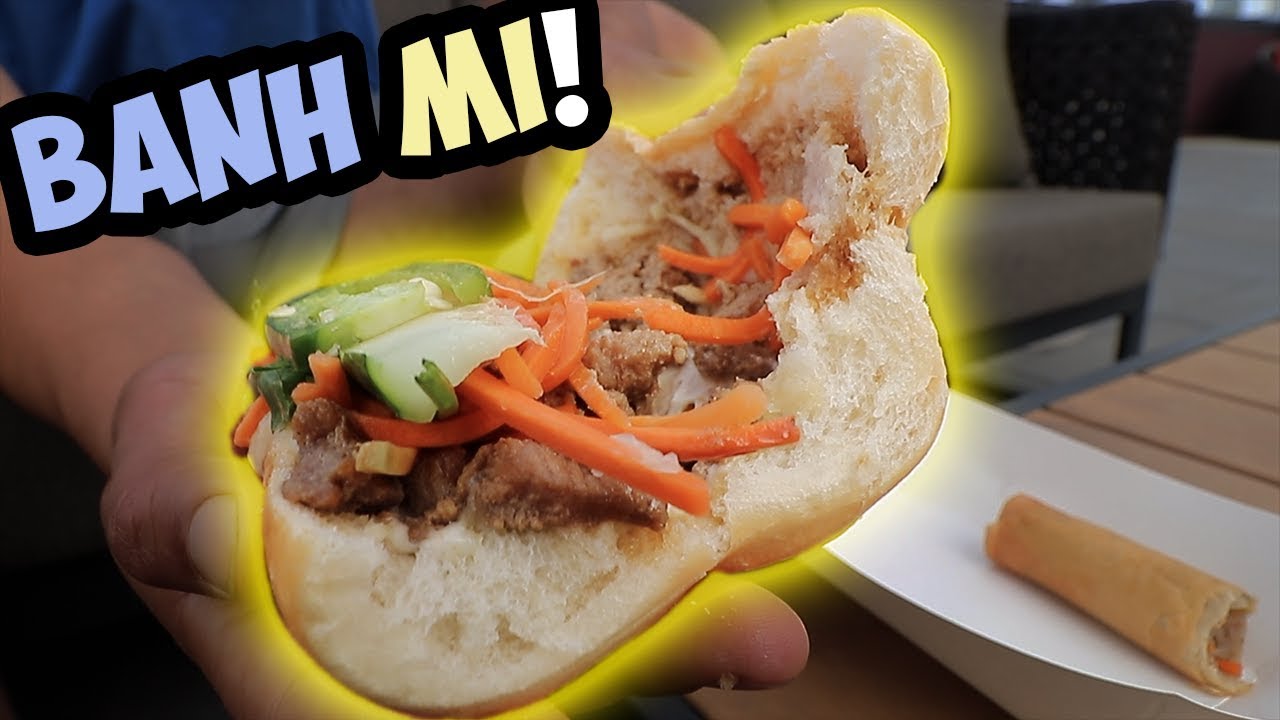 Mini Banh Mi Sandwiches | Vietnamese Street Food Review - YouTube