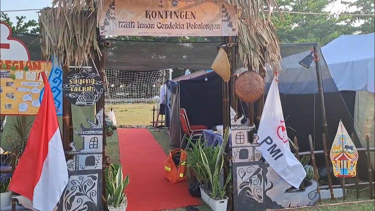 GAPURA & TENDA PERKEMAHAN JUMBARA PMR 2023 - YouTube