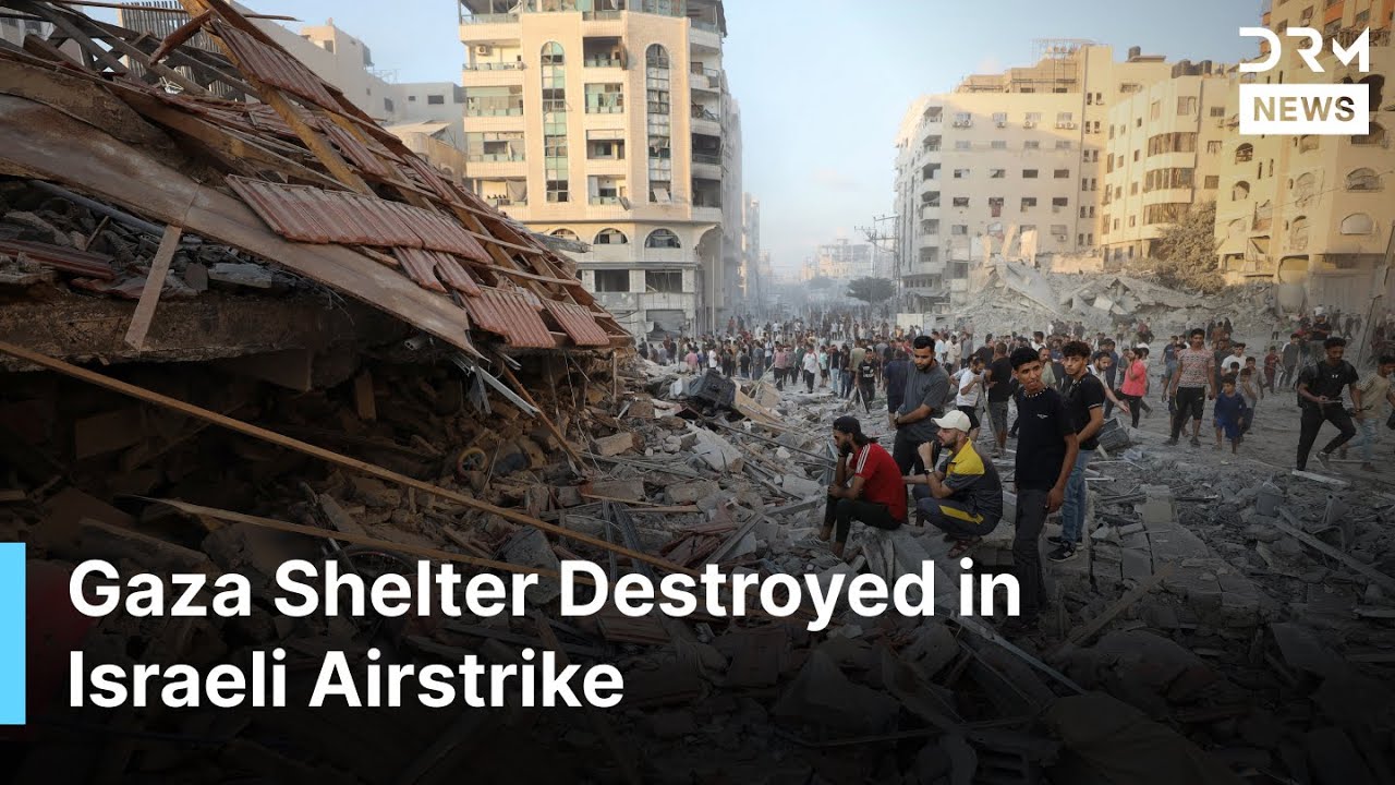 MUST WATCH: Israeli Strike Destroys Gaza Shelter, Families Homeless ...