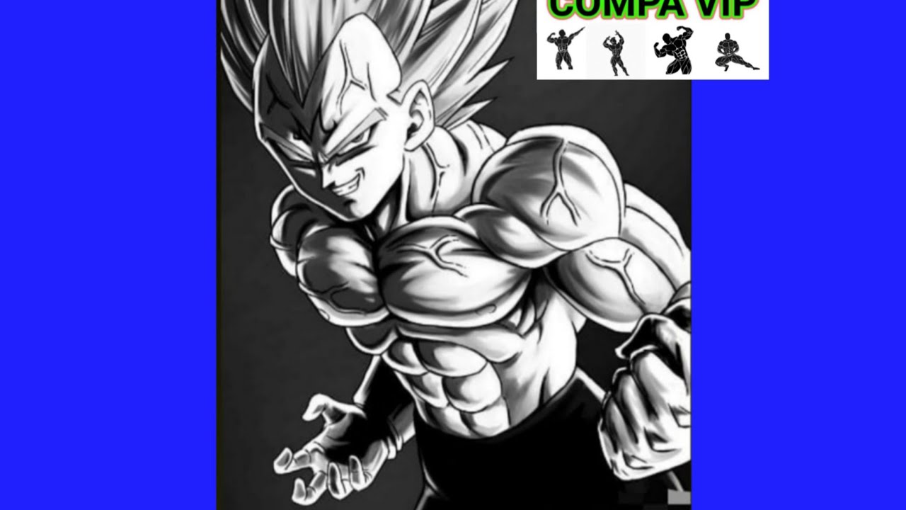 VEGETA MAMADO POSANDO AL ESTILO CULTURISMO💪/FITNESS/BODYBUILDING/GYM ...