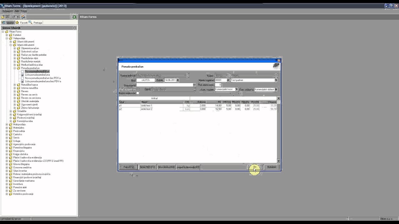 [Veleprodaja] Ponuda predračun (Ritam d.o.o.) - YouTube