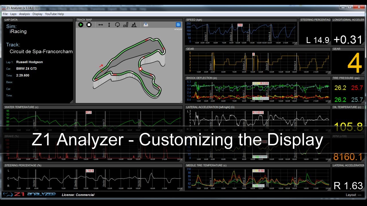 Z1 Analyzer Customizing the Display - YouTube