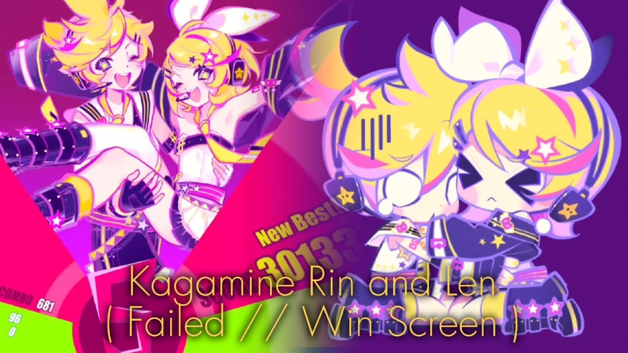 [[ MuseDash x Hatsune Miku ]] ☆|•Kagamine Rin & Len•|☆ [Failed // Win ...