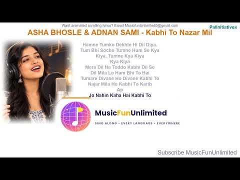 Karaoke: ASHA BHOSLE & ADNAN SAMI - Kabhi To Nazar Milao Official Full Song Video | Sony Music India