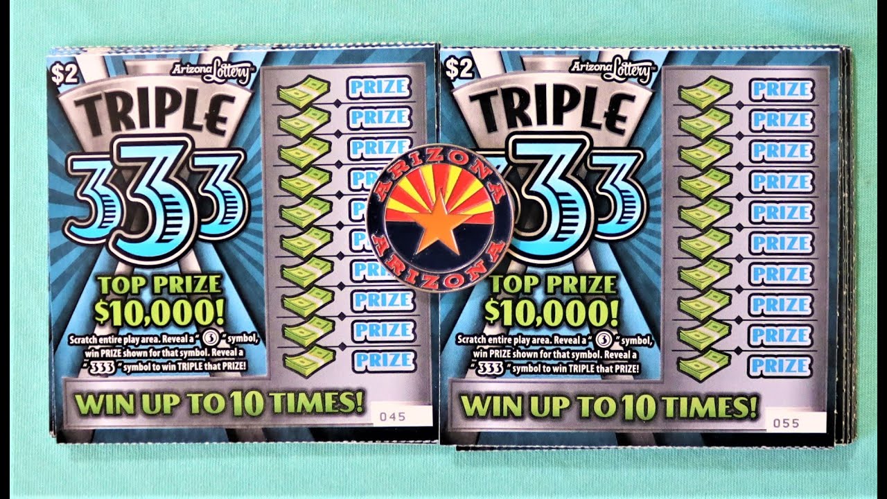 ARIZONA LOTTERY💥25💥$2 TRIPLE 333💥😎 - YouTube