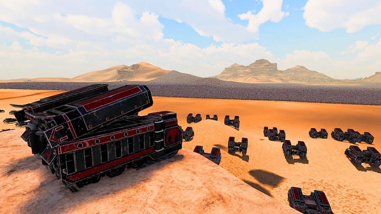 200 CLUSTER MISSILE SYSTEM Vs 3,000,000 DARK ZOMBIE | Epic Battle ...