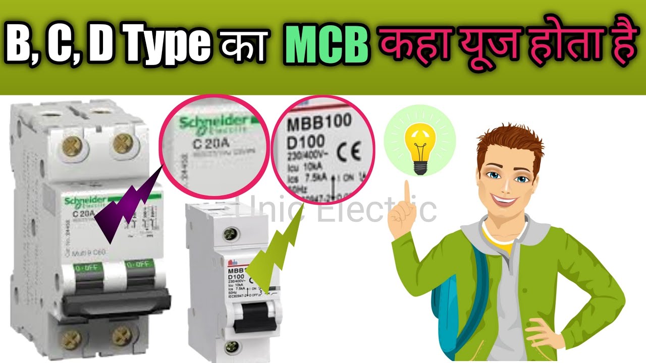 B Type C Type And D Type MCB Kaha Used Hota hai // Where Use B Type And ...
