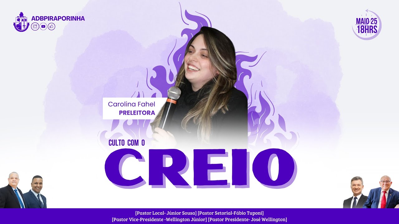 CULTO DO CREIO - CREIO SUBLIME LOUVOR - ADB28 PIRAPORINHA - 25/05/2025 ...