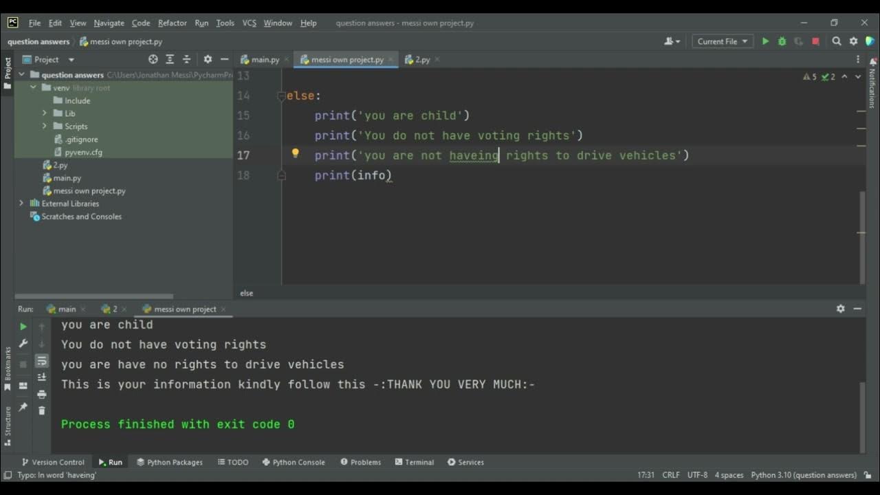 Python Code For Age Restrictions Viral Youtube